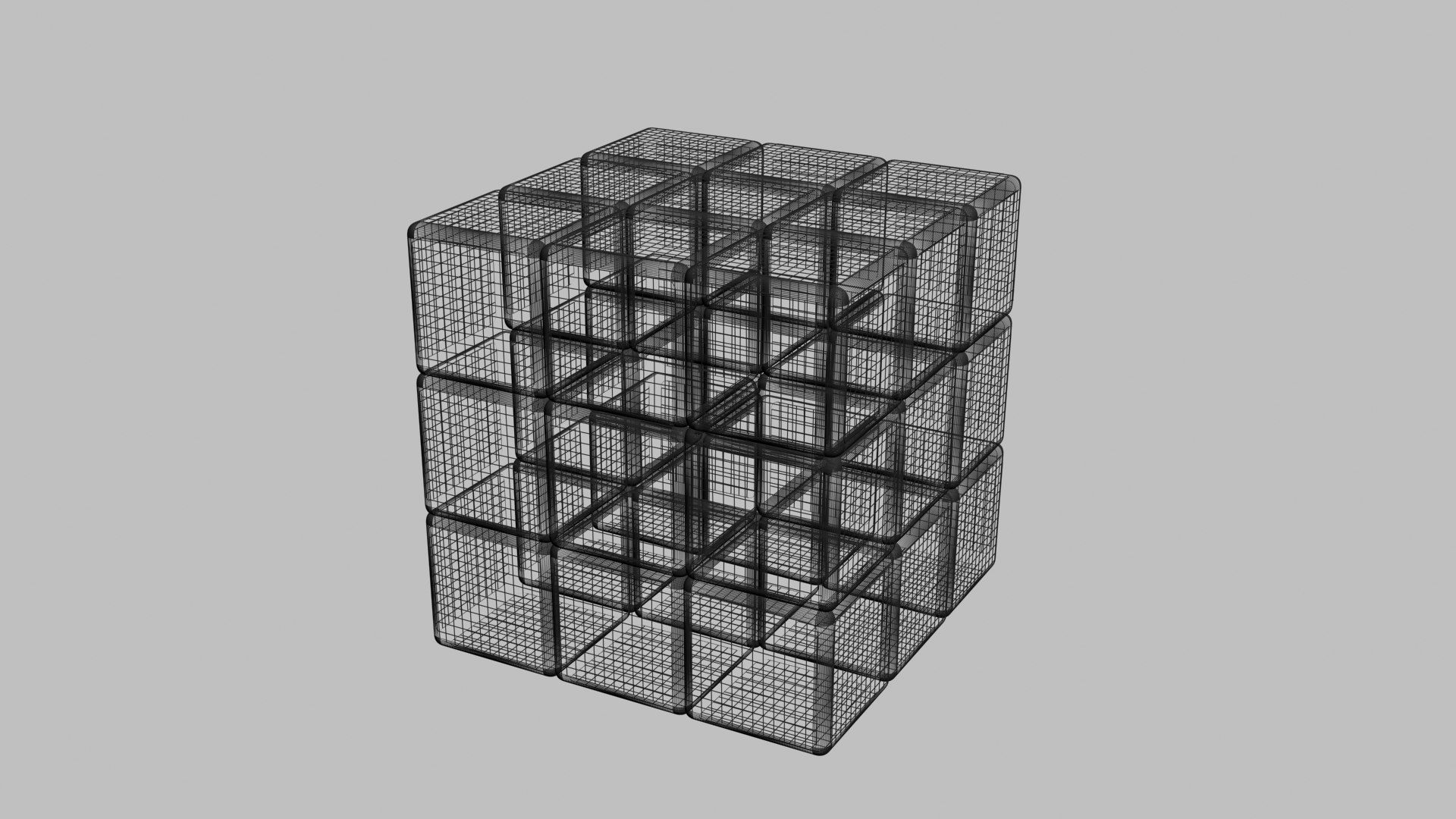 3d realistic rubik s cube