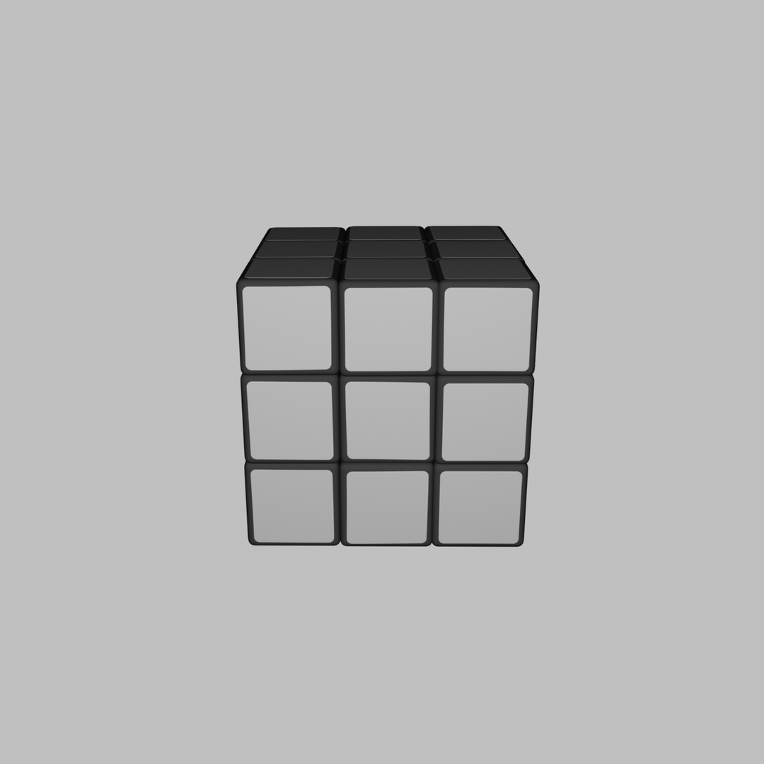 3d realistic rubik s cube