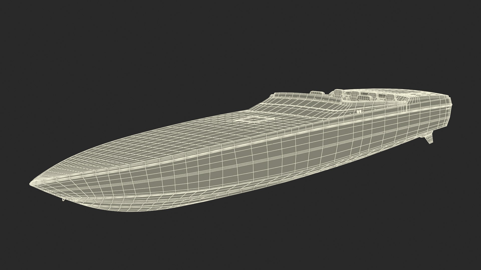 Cigarette Boat 515 Red 3D Model - TurboSquid 2282754
