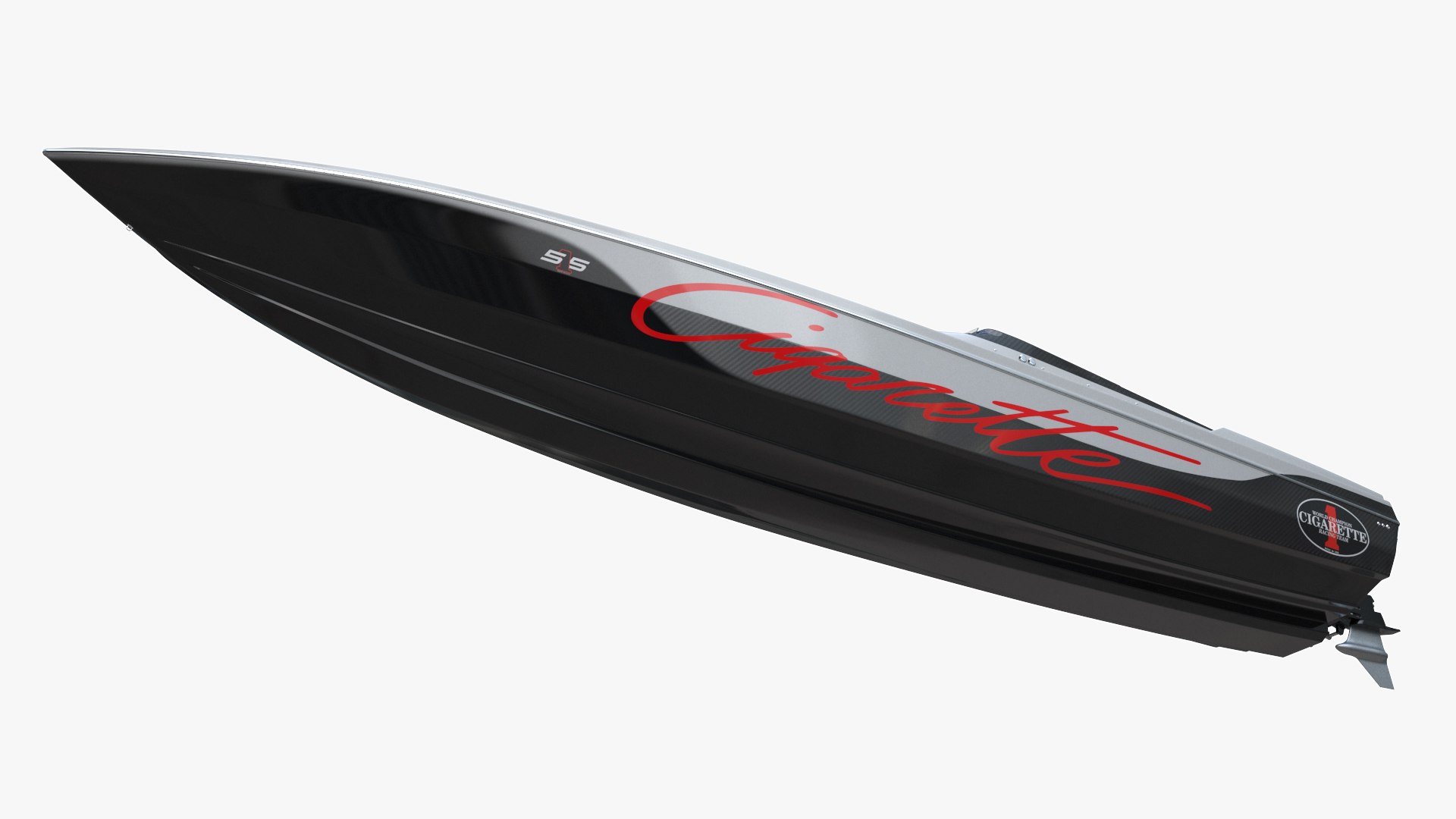 Cigarette Boat 515 Red 3D Model - TurboSquid 2282754