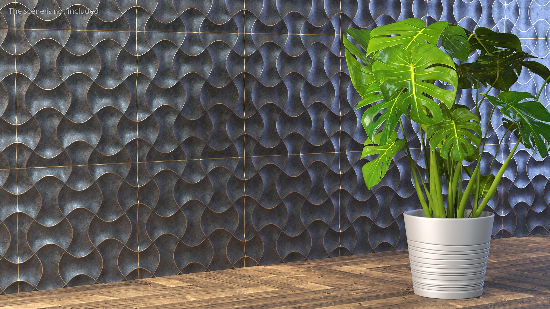 3D 3D Wall Panel Wave Metal - TurboSquid 1907991