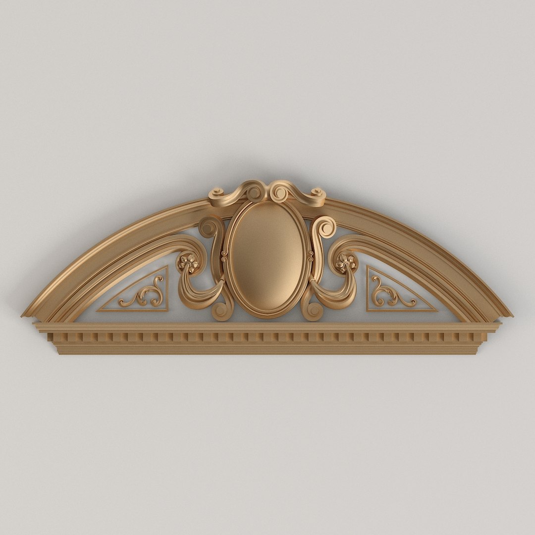 3D Architectural Cornice - TurboSquid 1489746