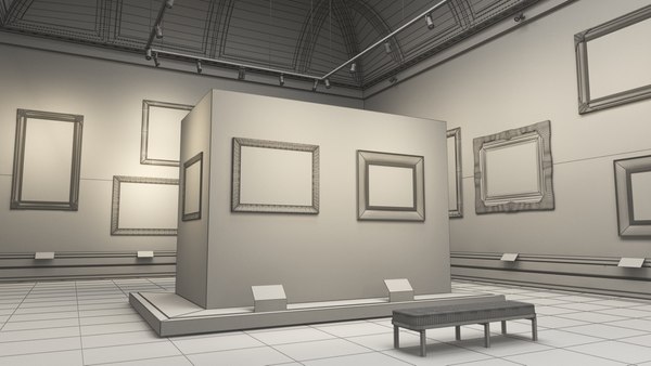 3D Art Gallery Collection 2 - TurboSquid 1805851