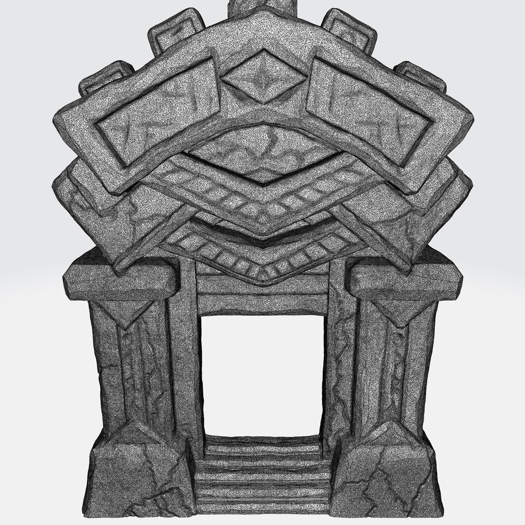 Stylized Decor Of Middle Ages Magic Builds 3D - TurboSquid 1950165