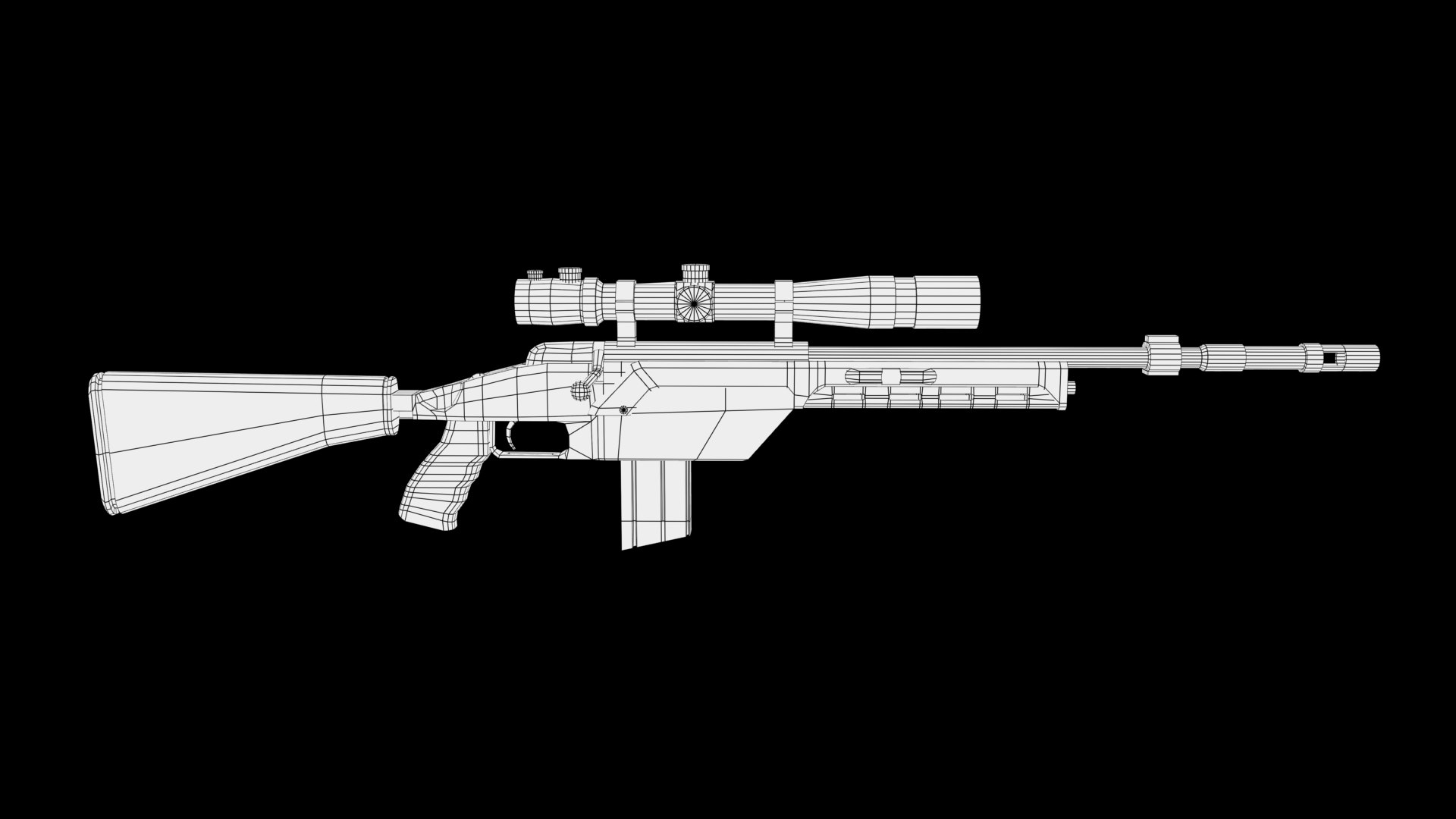 3D Assault Rifle Model - TurboSquid 2091892