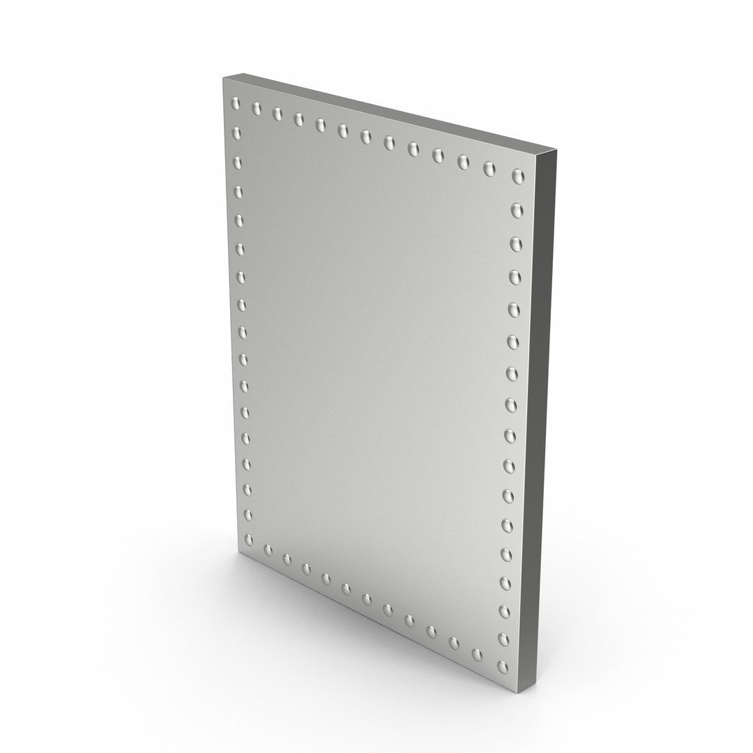 3D Steel Plate Model - TurboSquid 2367121