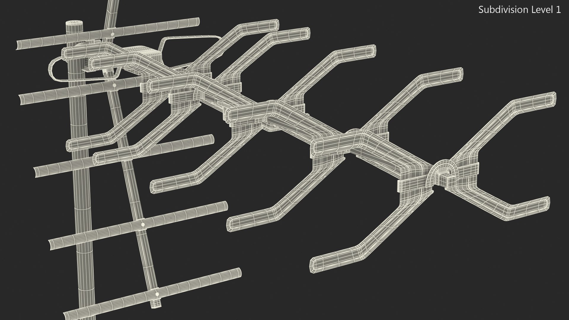 Wideband UHF Digital Aerial 4G Filtered Antenna 3D model - TurboSquid ...
