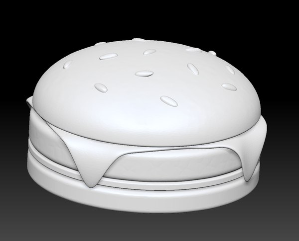 3D small burger - TurboSquid 1450490