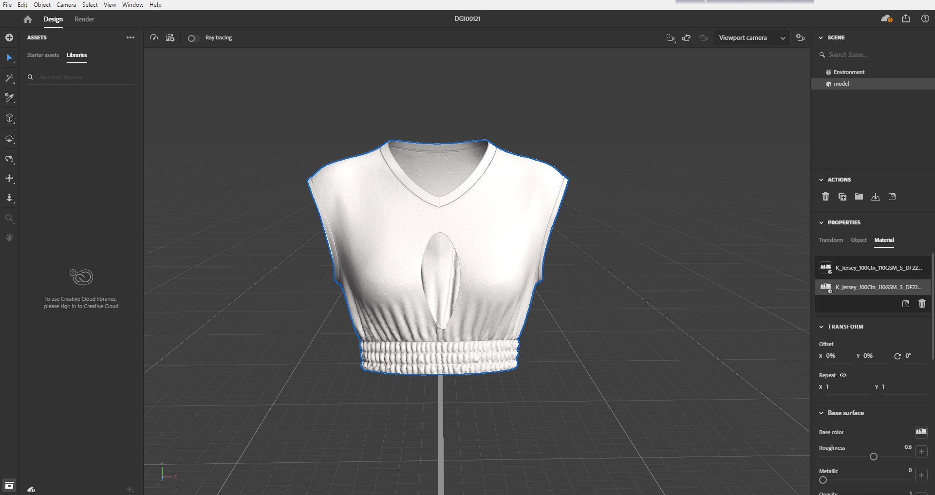 Fashionable Top Dress Design 3D - TurboSquid 1996517