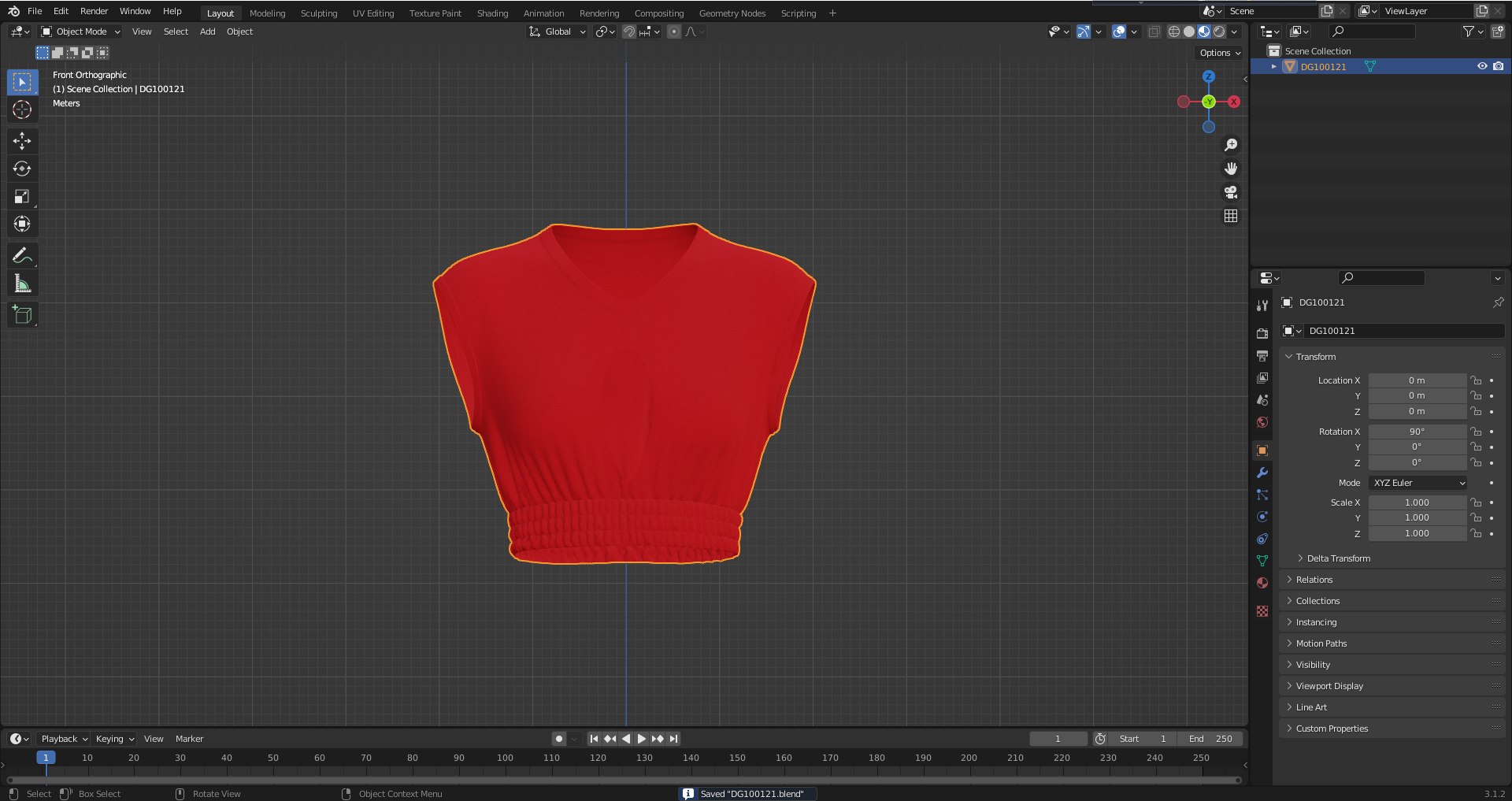 Fashionable Top Dress Design 3D - TurboSquid 1996517