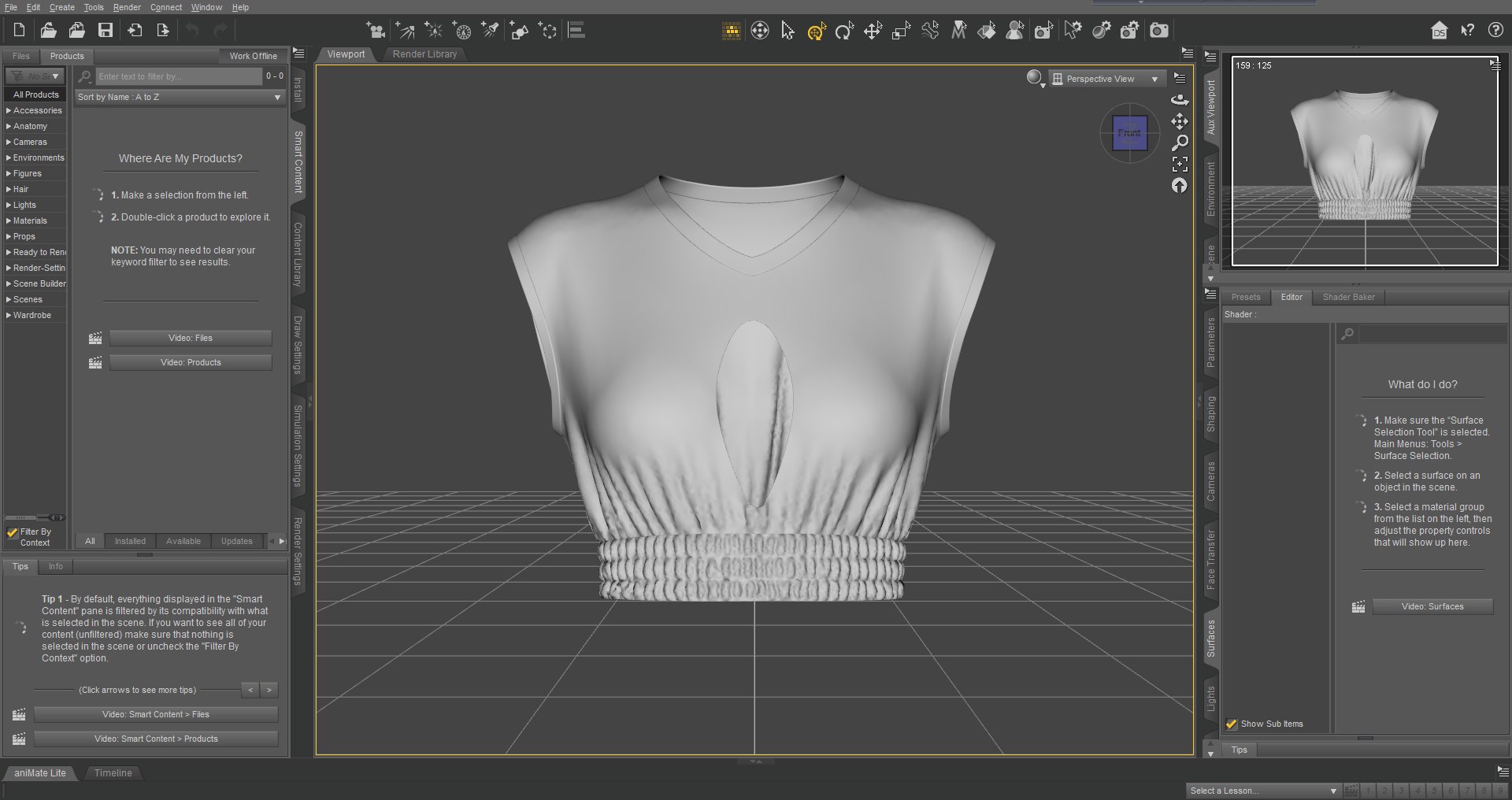Fashionable Top Dress Design 3D - TurboSquid 1996517