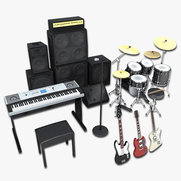 Music 3D Models for Download | TurboSquid