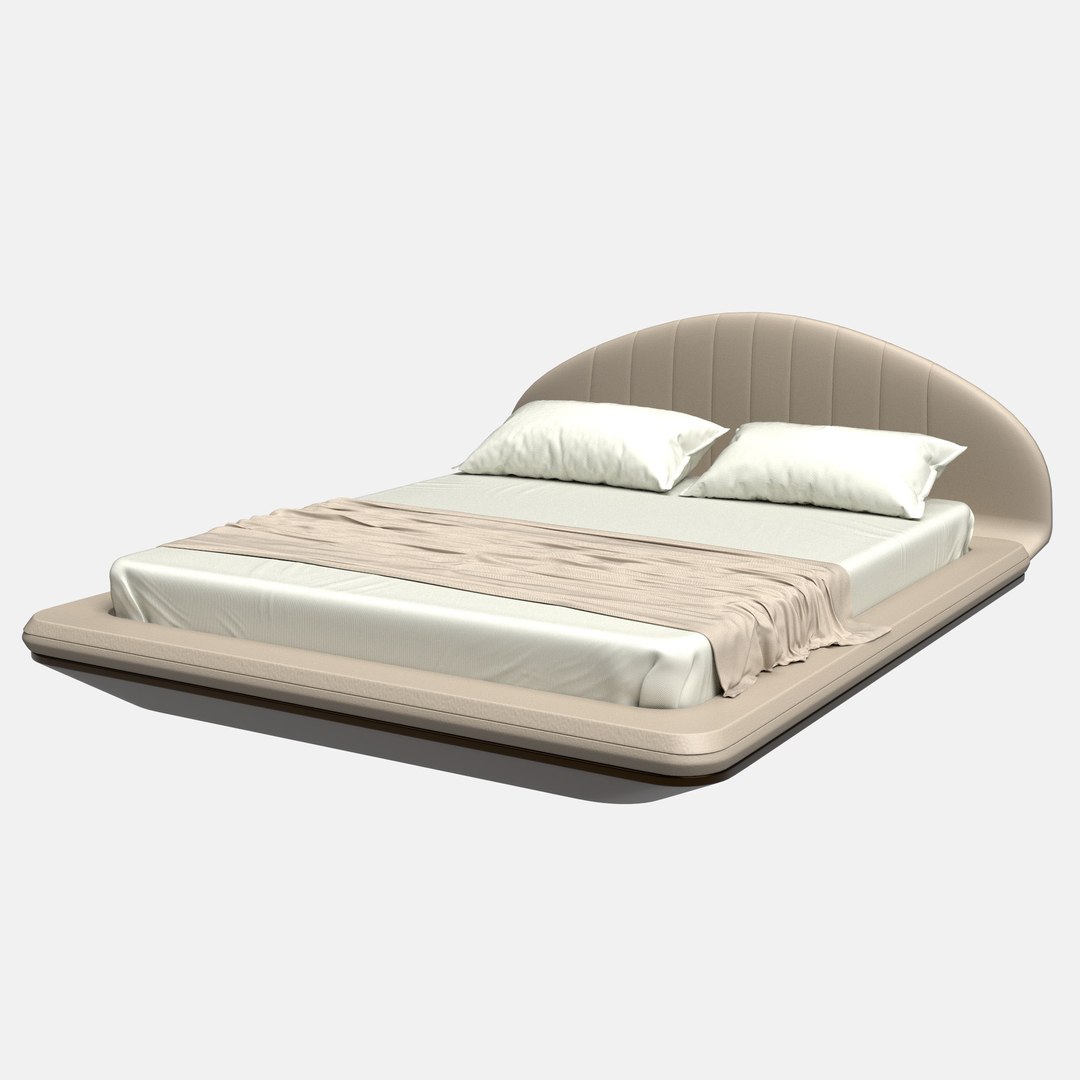 Double Bed 3D Model - TurboSquid 2336925