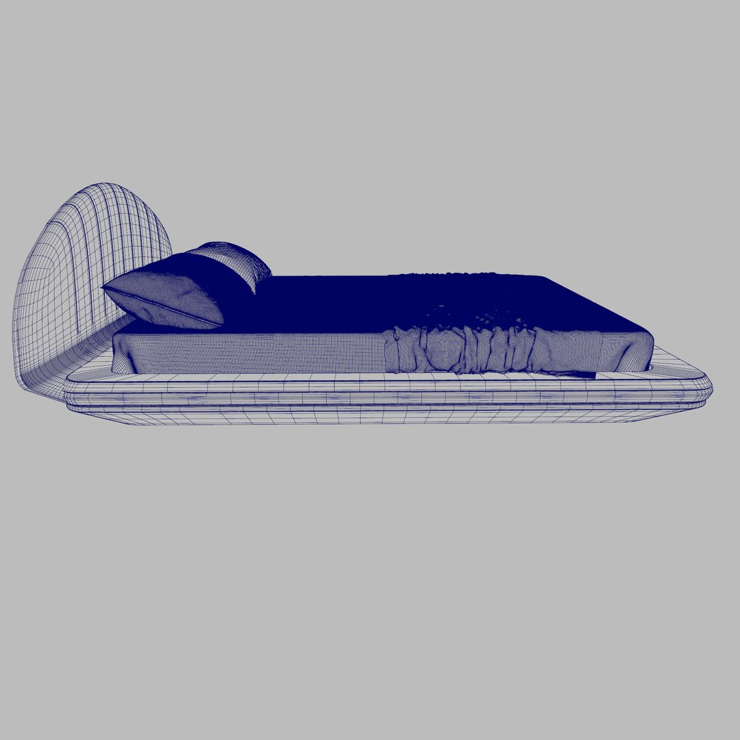 Double Bed 3D Model - TurboSquid 2336925