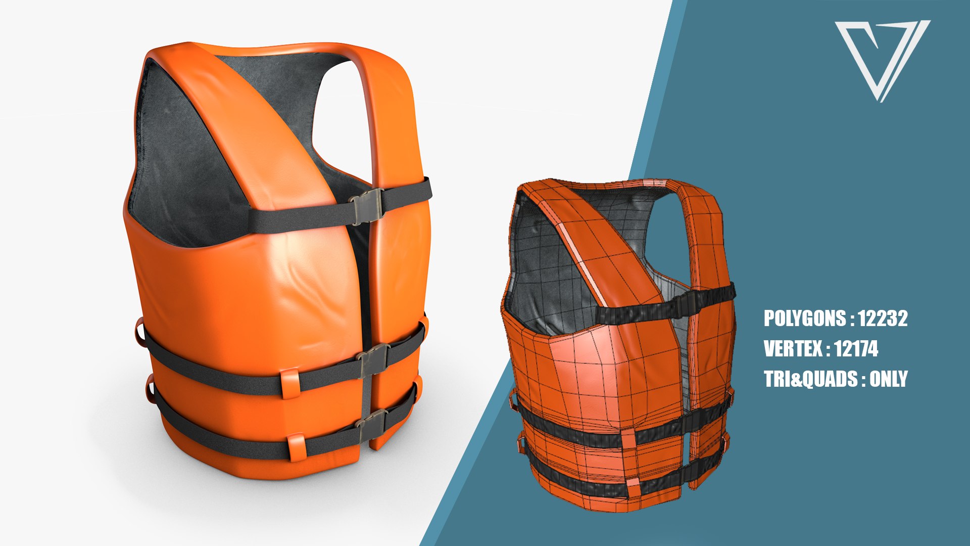 Life Vest Lifevest 3D Model - TurboSquid 1617040