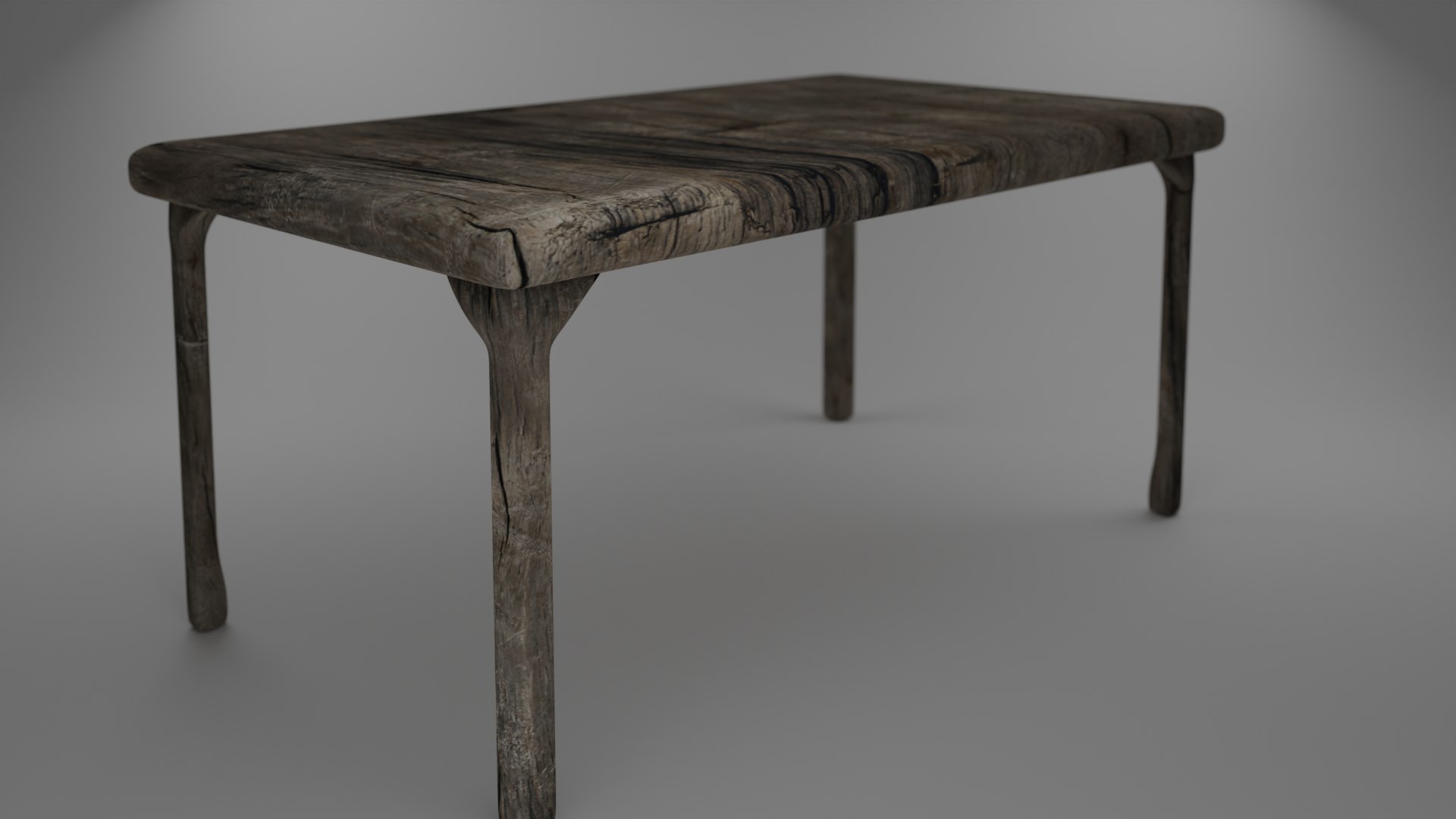 Old Table Model - TurboSquid 2022922