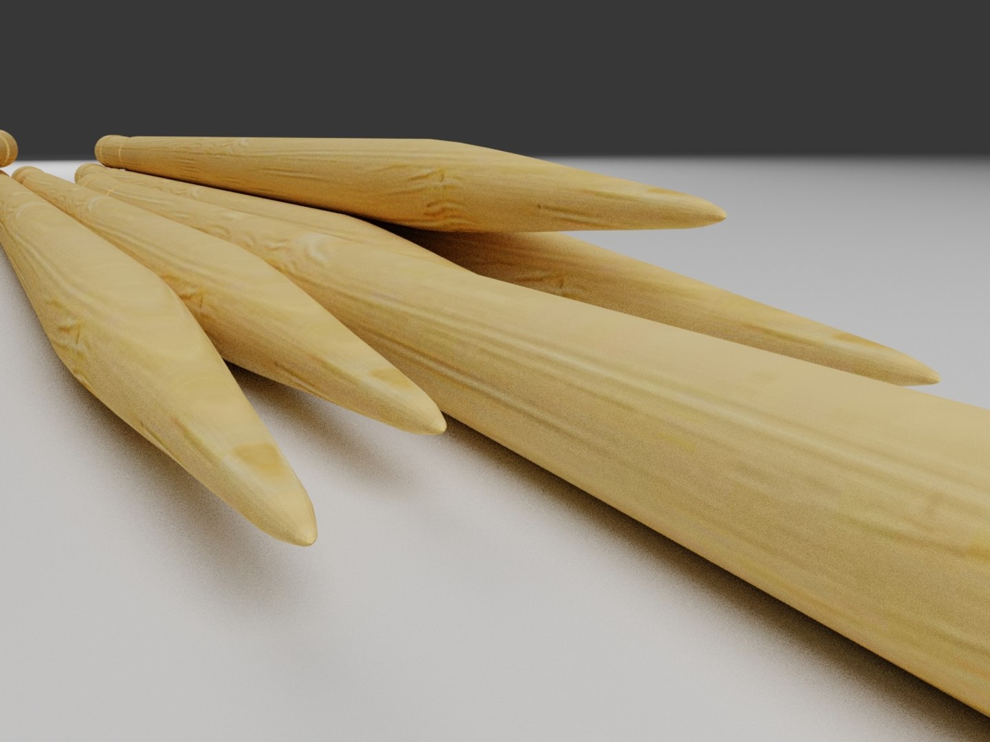 3d Toothpick Tooth Pick Model
