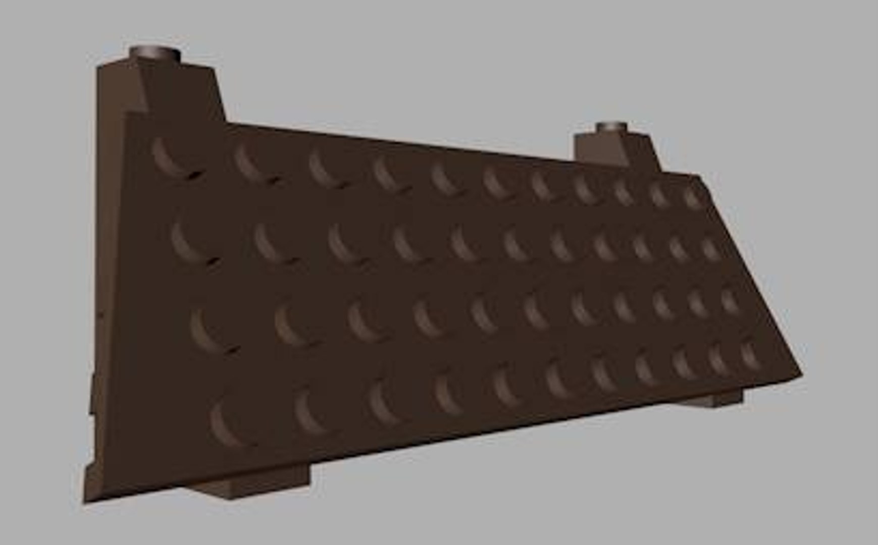 Lego Crossbow Archer Barrier 3d 3ds