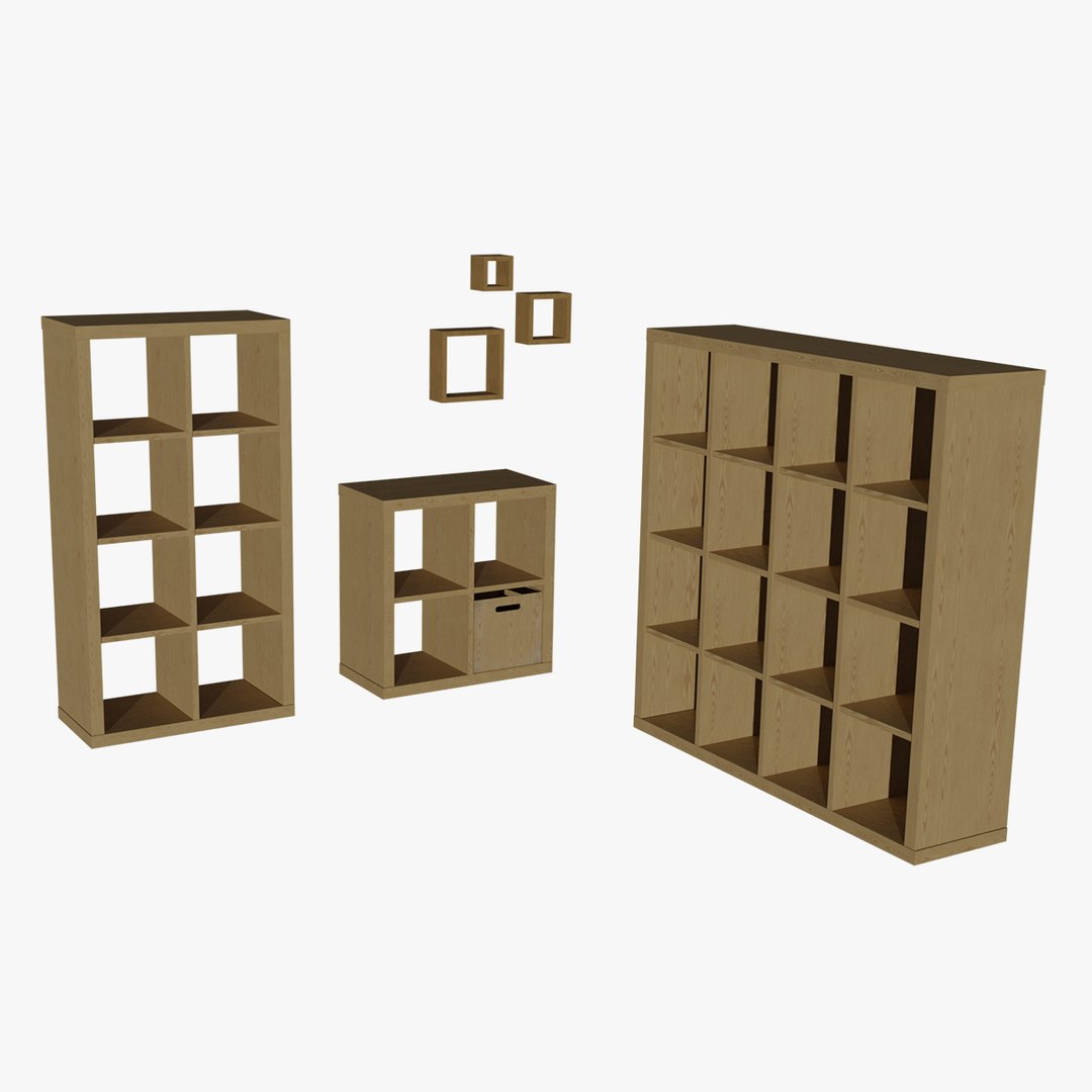 Contemporary Box Shelves 3D model - TurboSquid 1844467