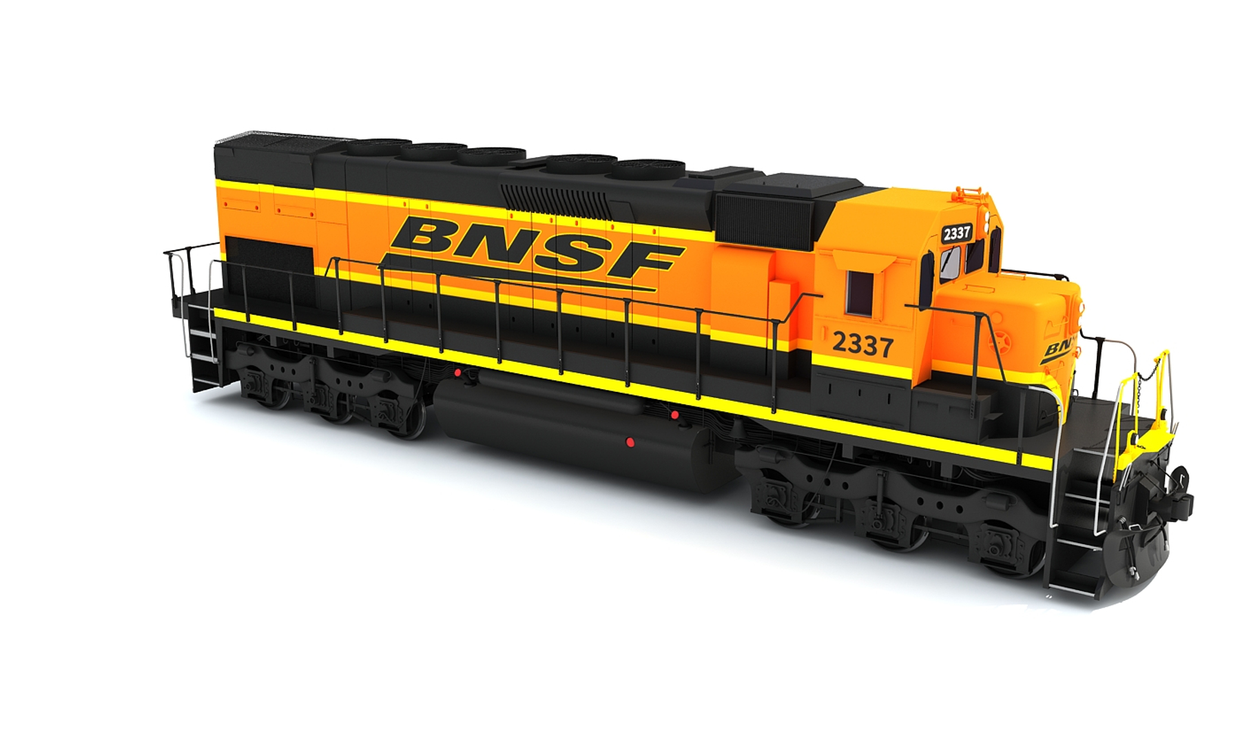 Locomotive Bnsf 3D Model - TurboSquid 1447489