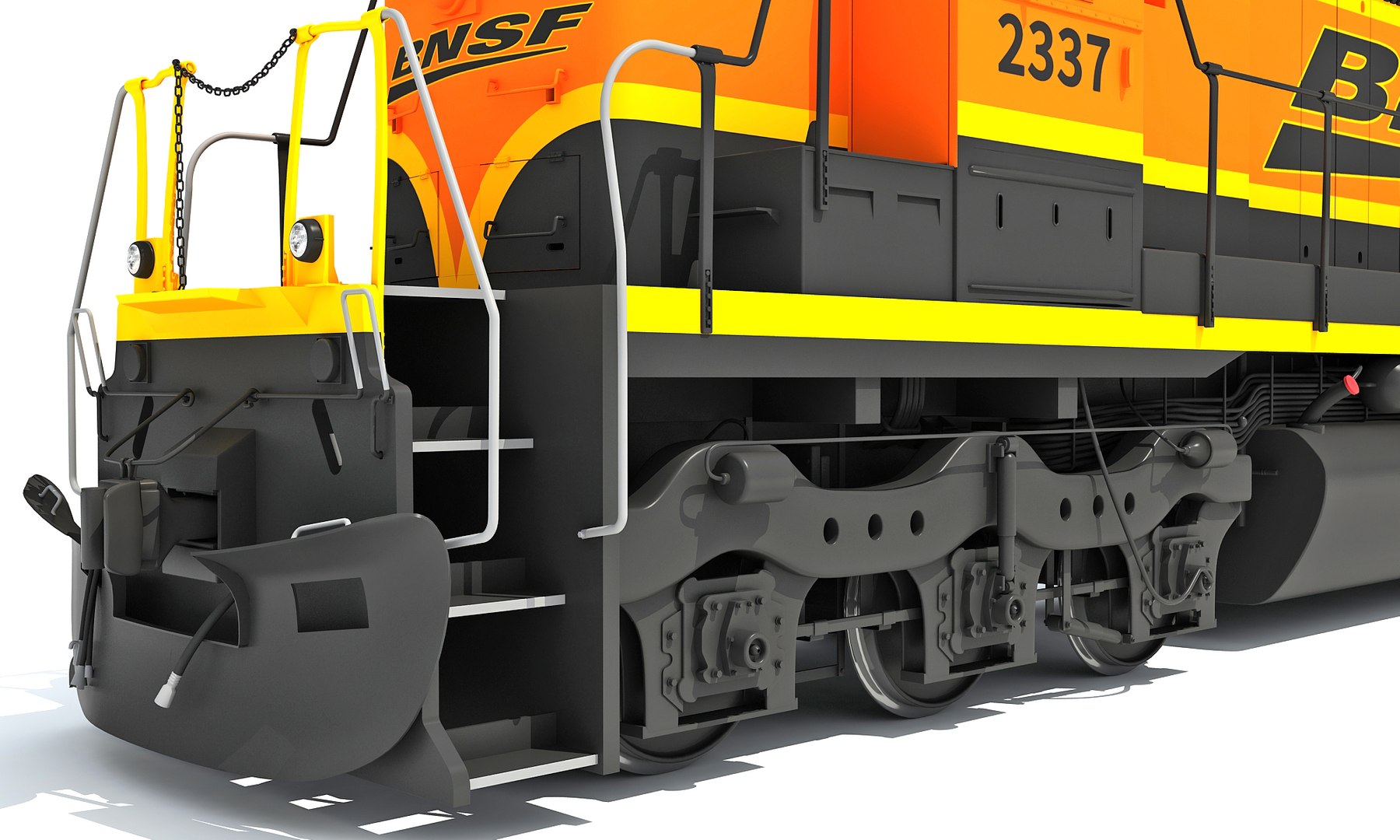 Locomotive Bnsf 3D Model - TurboSquid 1447489