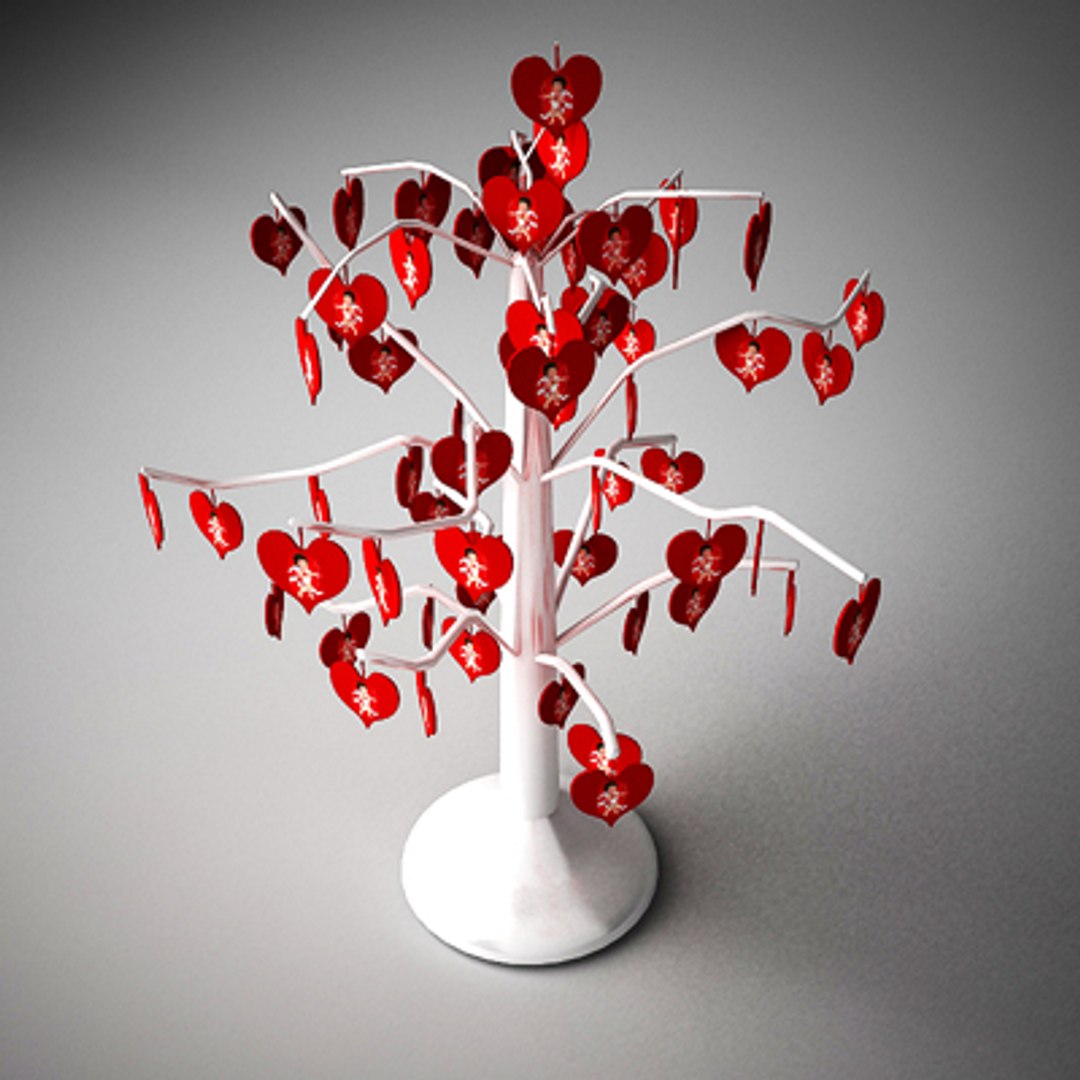 Tree Heart Decoration 3d Max