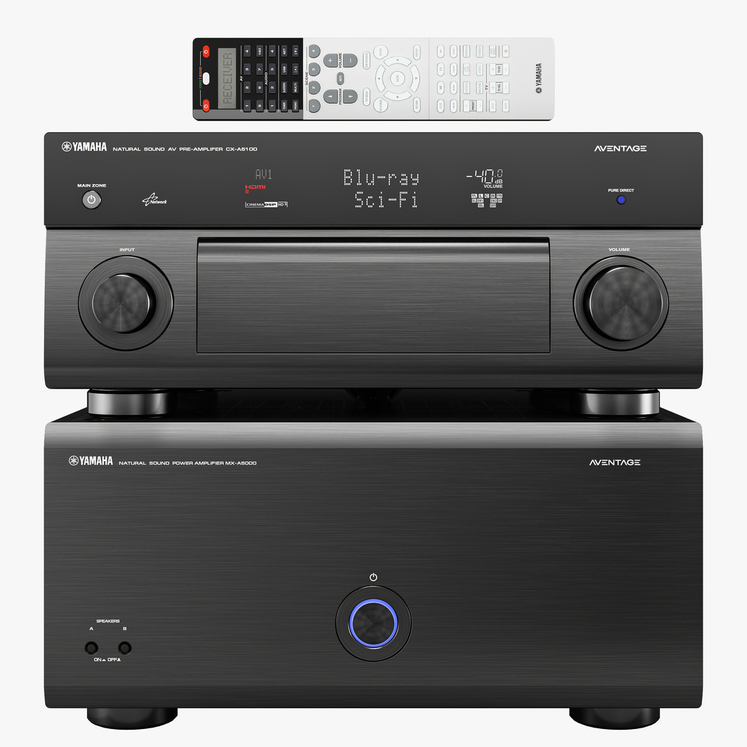 Yamahas cx-a5100 mx-a5000 3D model - TurboSquid 1437052