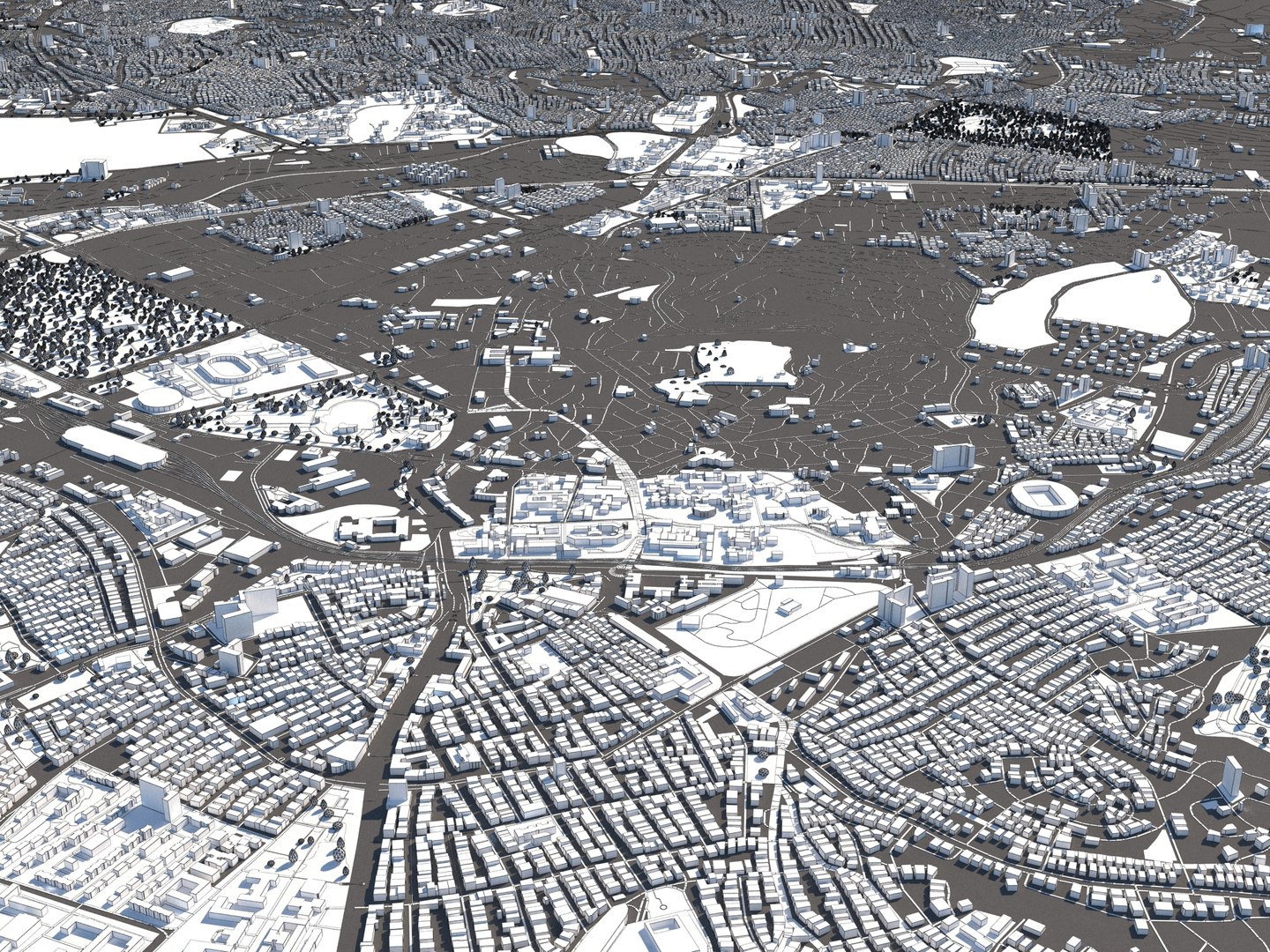 Buildings Houses Maps 3D - TurboSquid 1435862