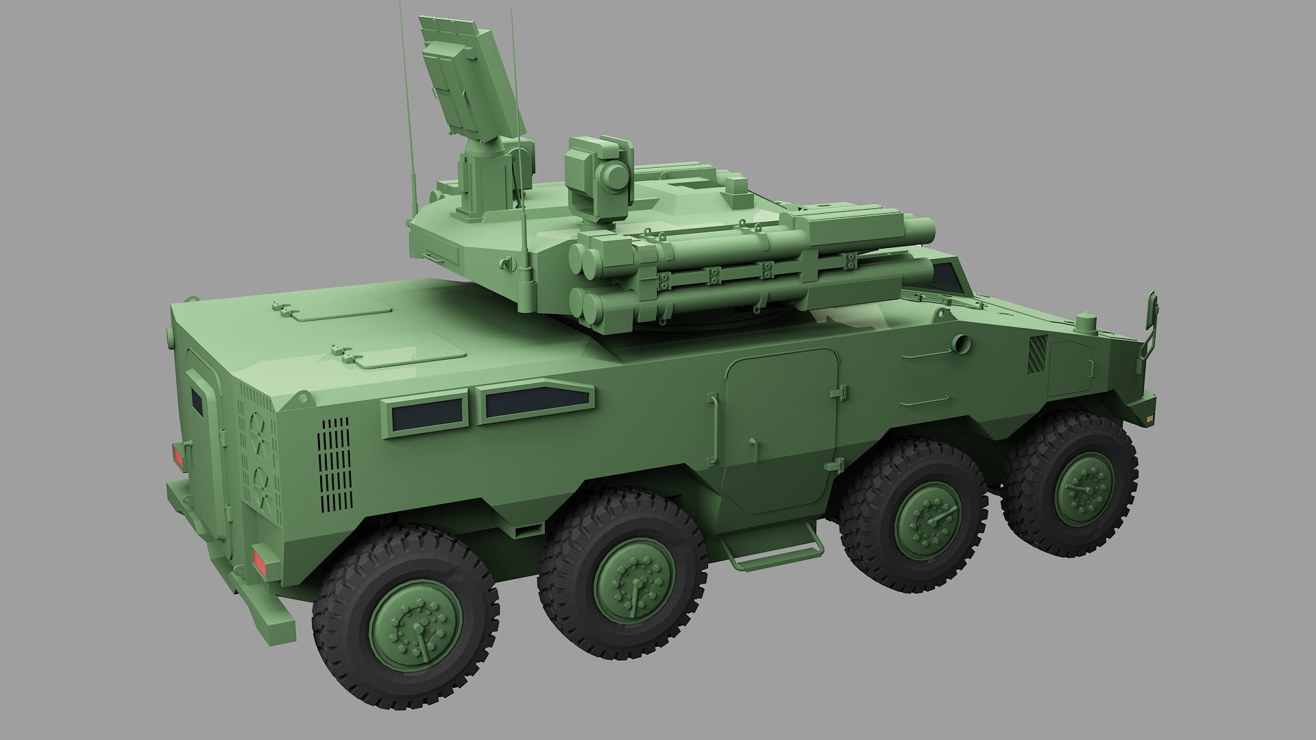 3D Model Type-625E Self Propelled Anti Aircraft System - TurboSquid 2342576