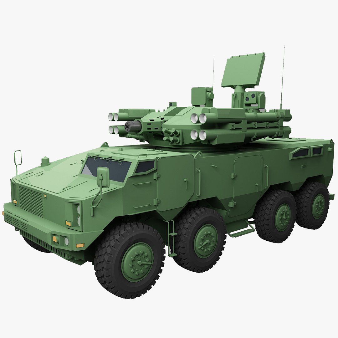 3D Model Type-625E Self Propelled Anti Aircraft System - TurboSquid 2342576