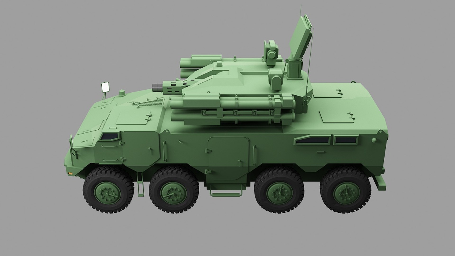 3D Model Type-625E Self Propelled Anti Aircraft System - TurboSquid 2342576