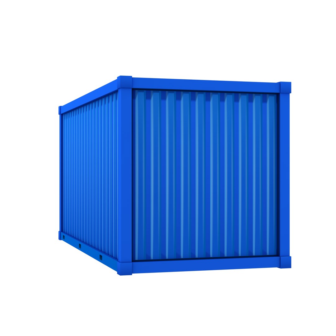 3D Modeled Cartoon Cargo Container Model - TurboSquid 1474811