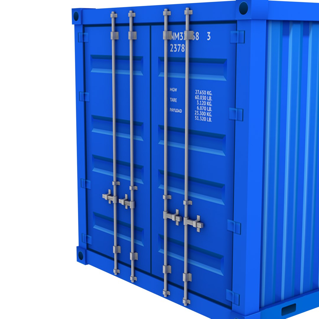 3D Modeled Cartoon Cargo Container Model - TurboSquid 1474811