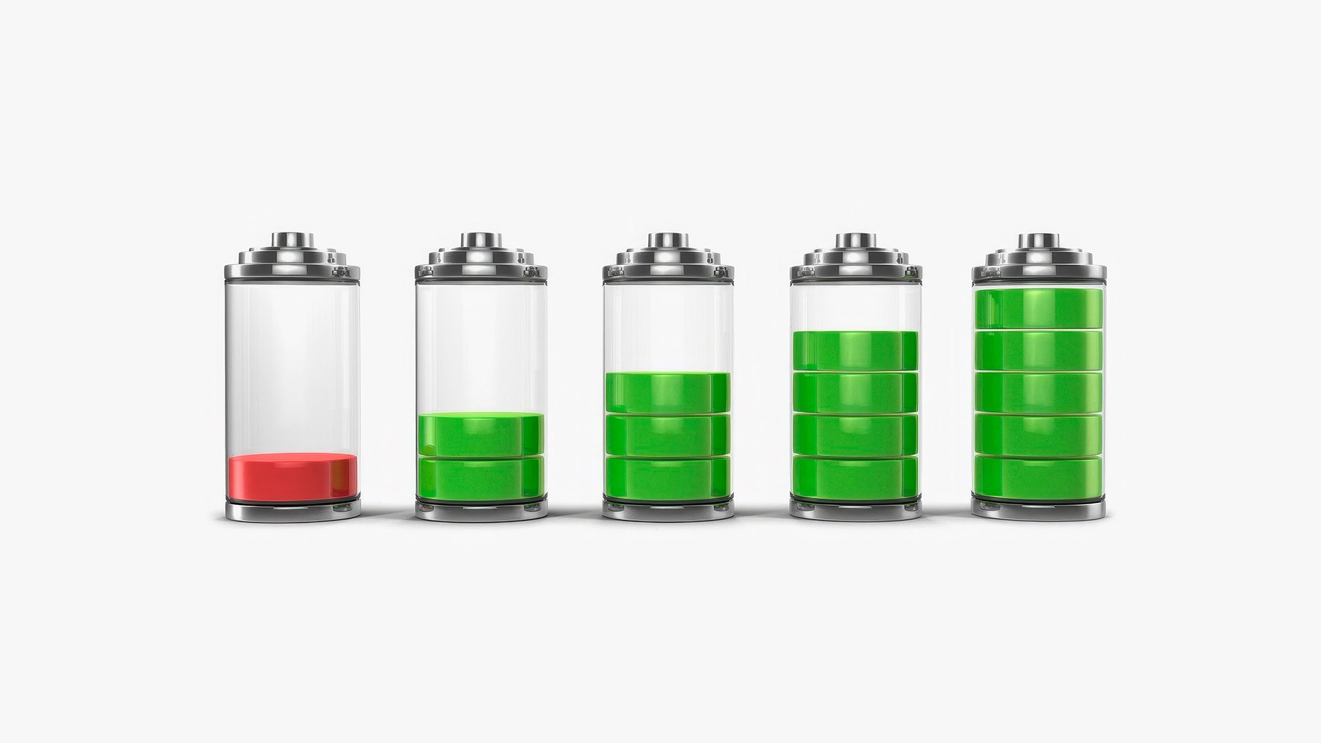 Battery Charge Level Indicators Set Model - TurboSquid 2250512