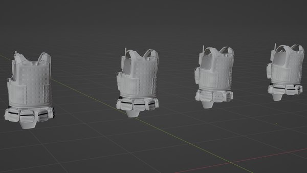 modelo 3d Body Armor Collection VR AR Reality - TurboSquid 2051947