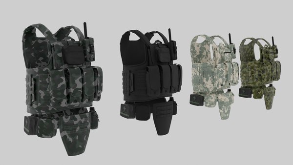 Body Armor Collection 3D 모델 - TurboSquid 2051947