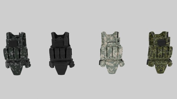 modelo 3d Body Armor Collection VR AR Reality - TurboSquid 2051947