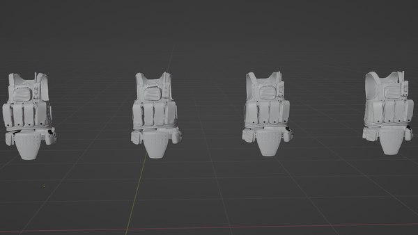 modelo 3d Body Armor Collection VR AR Reality - TurboSquid 2051947