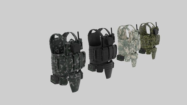 modelo 3d Body Armor Collection VR AR Reality - TurboSquid 2051947