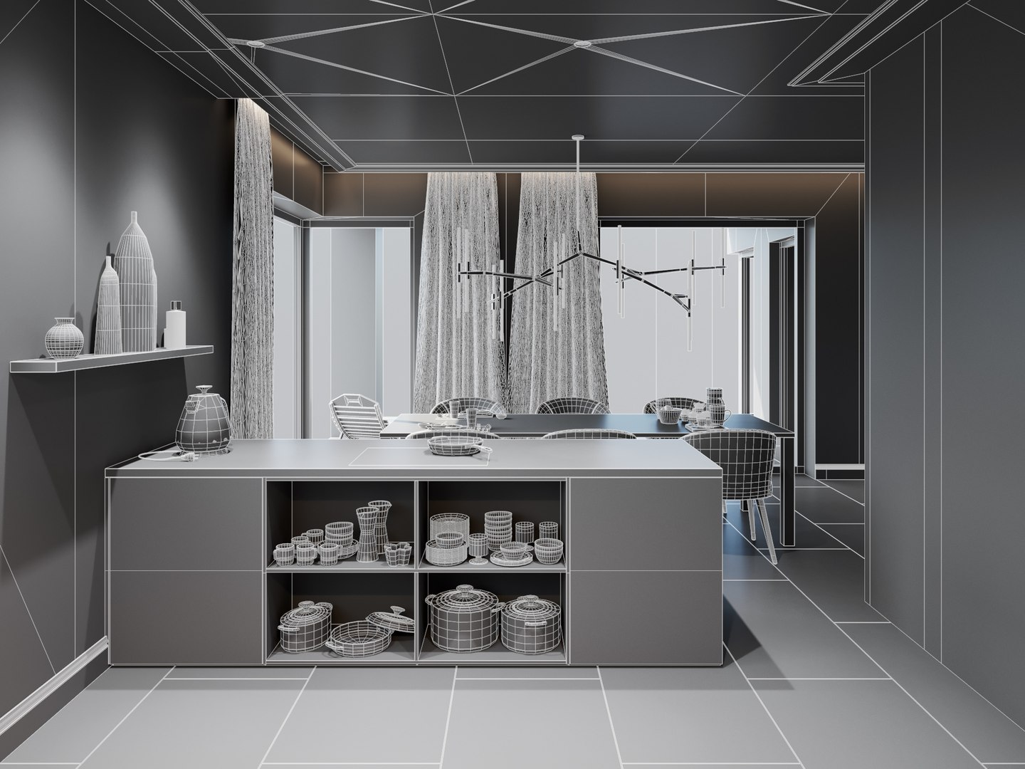 Interior Octane Render 3D Model - TurboSquid 1473851