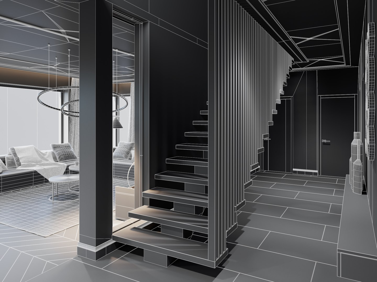 Interior Octane Render 3D Model - TurboSquid 1473851