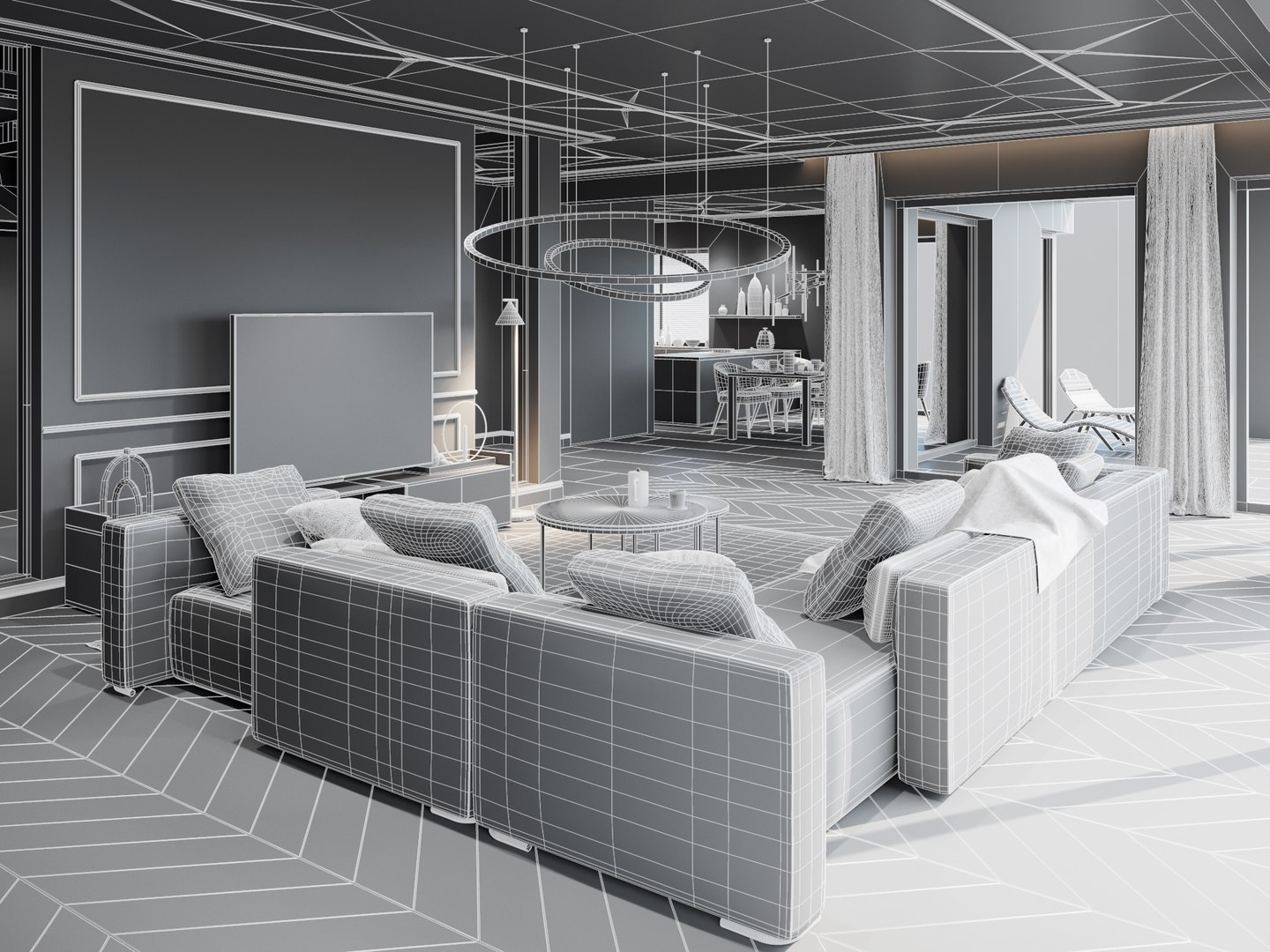 Interior Octane Render 3D Model - TurboSquid 1473851