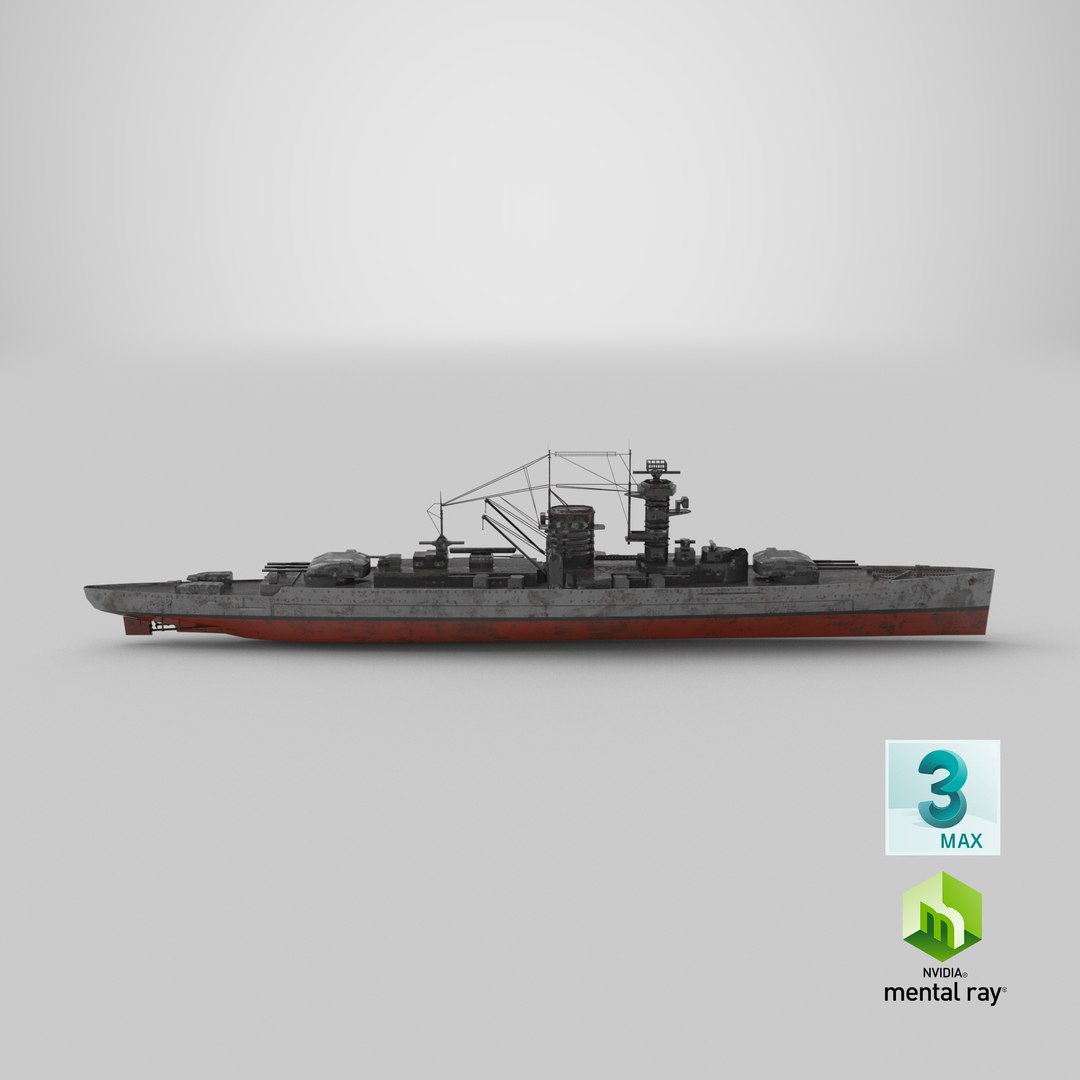 Pbr Admiral Graf Spee Model - TurboSquid 1219745