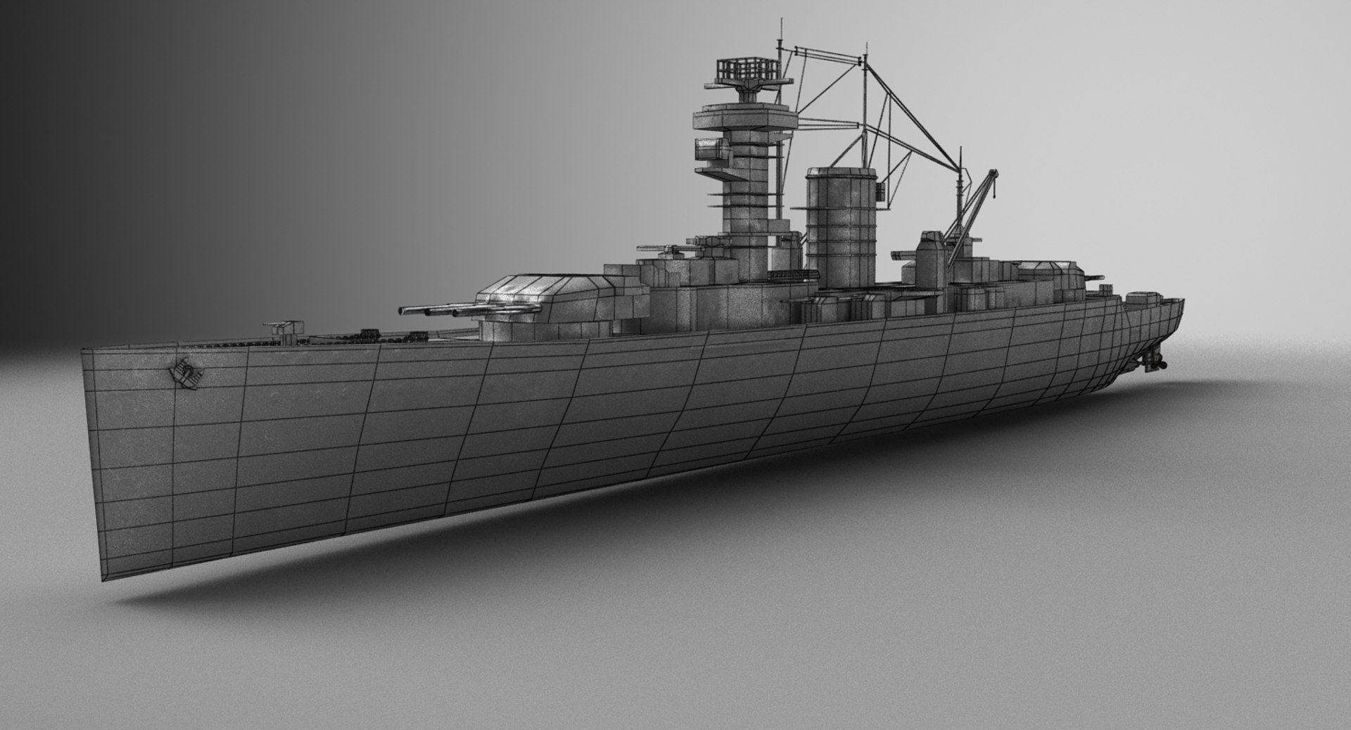 Pbr Admiral Graf Spee Model - TurboSquid 1219745