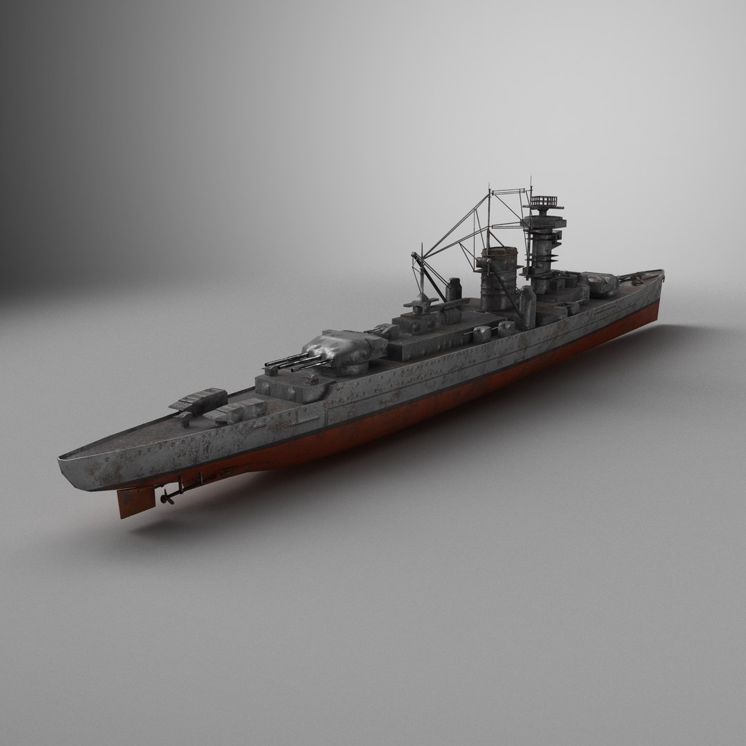 Pbr Admiral Graf Spee Model - TurboSquid 1219745