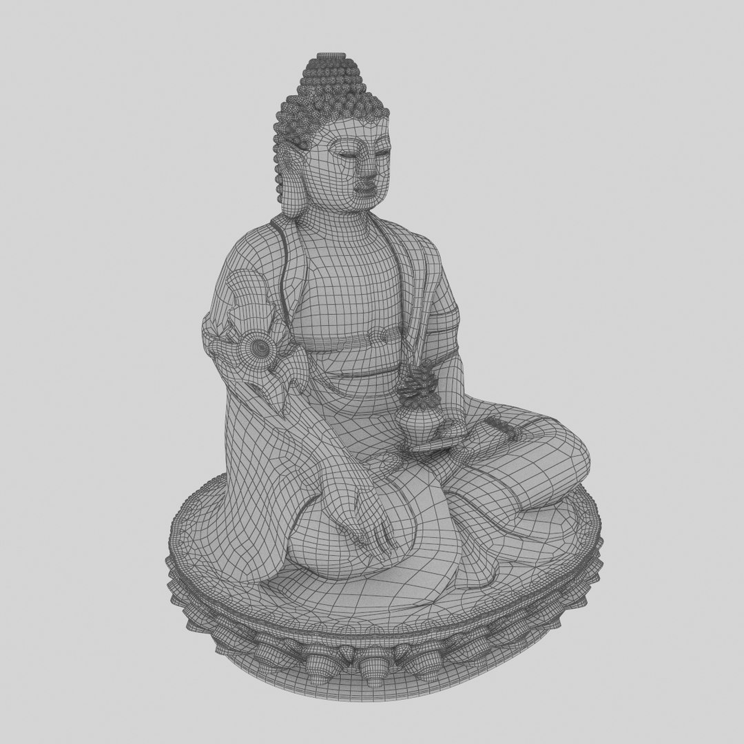 Buddha 3D Model - TurboSquid 1221015