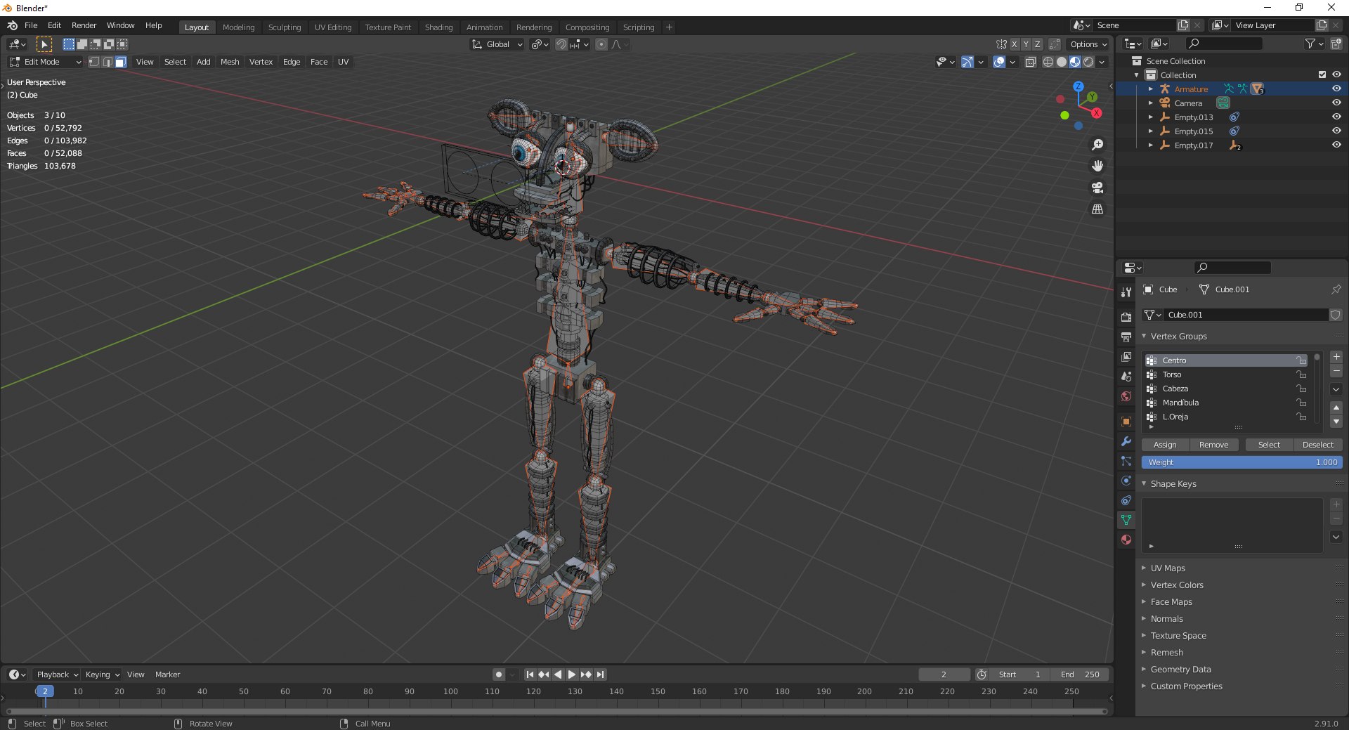 Fnaf 2 Endo 02 3D - TurboSquid 2122314
