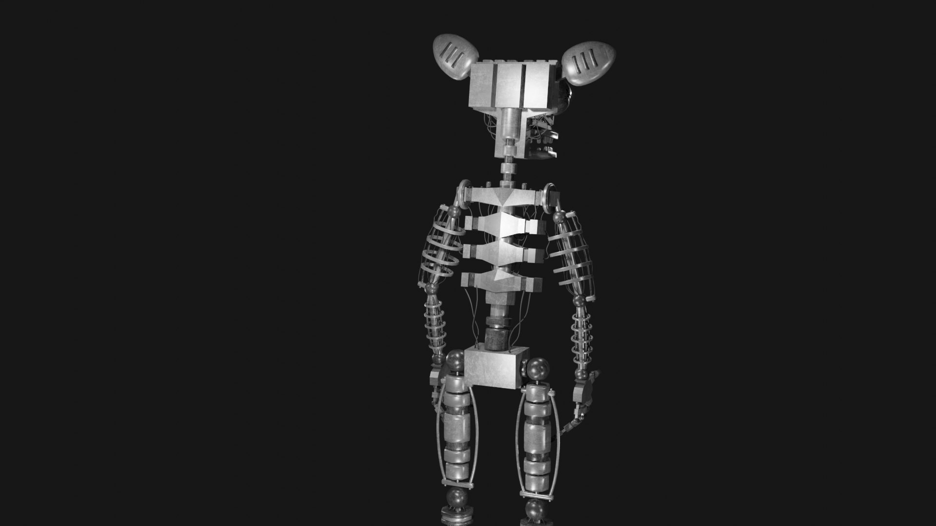 Fnaf 2 Endo 02 3D - TurboSquid 2122314