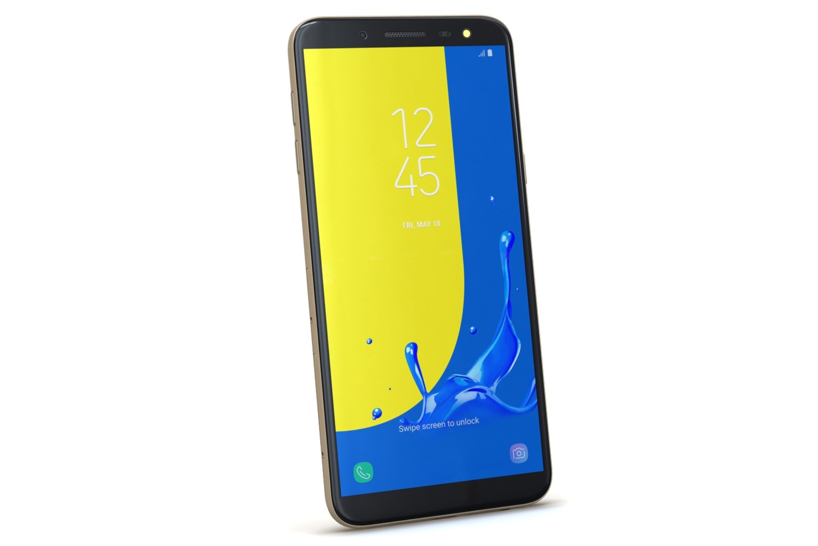 3D galaxy j6 2018 gold - TurboSquid 1357886