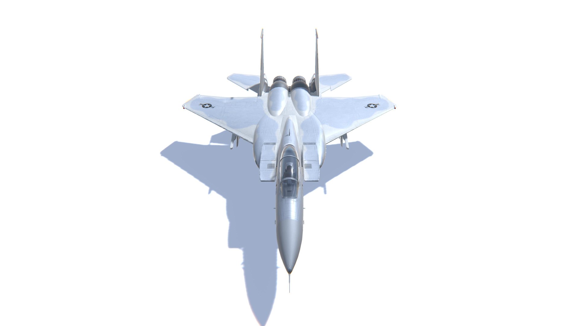 F-15 Eagle Jet Fighter Aircraft Low-poly 3D Model - TurboSquid 1800243